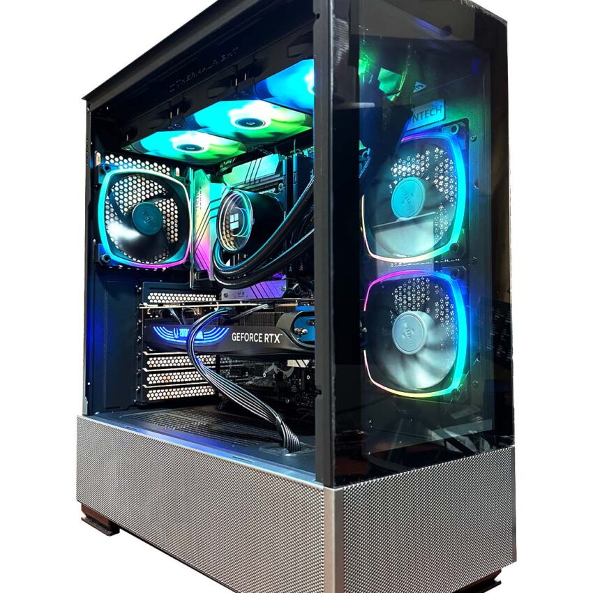 Platinum Series – i7 14700K, RTX 4070 S, 4070 Ti S, 4080S, 32/64GB, 2TB SSD, Gaming PC - Atom PCs